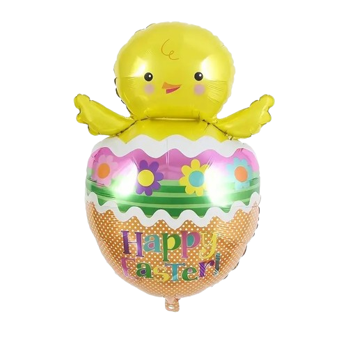 GLOBO FOIL 18" POLLITO HAPPY EASTER - 1 UNID. – Almacen Wonderland