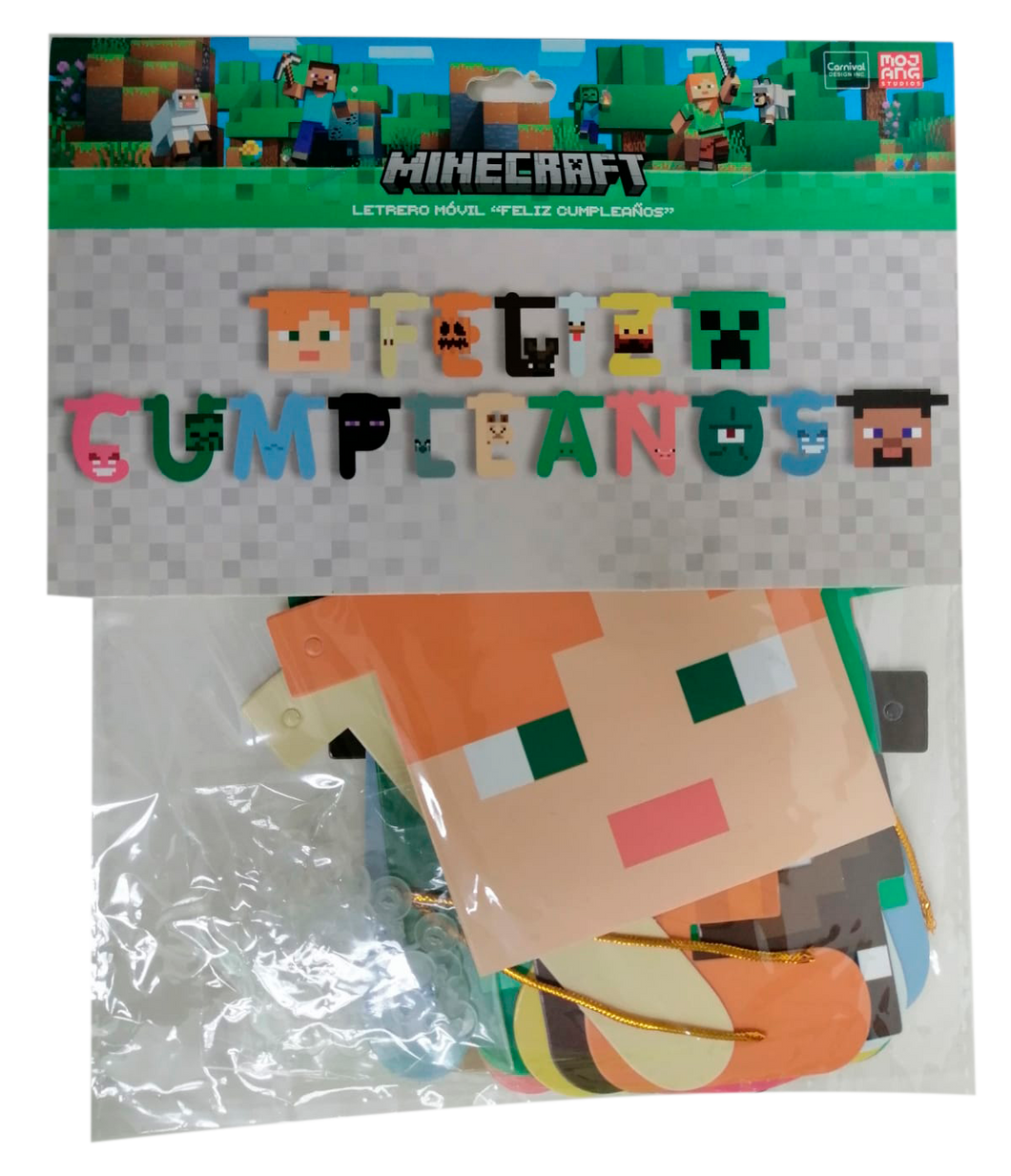 MINECRAFT LETRERO MOVIL - 1.5 MTS - 1 UNID. – Almacen Wonderland