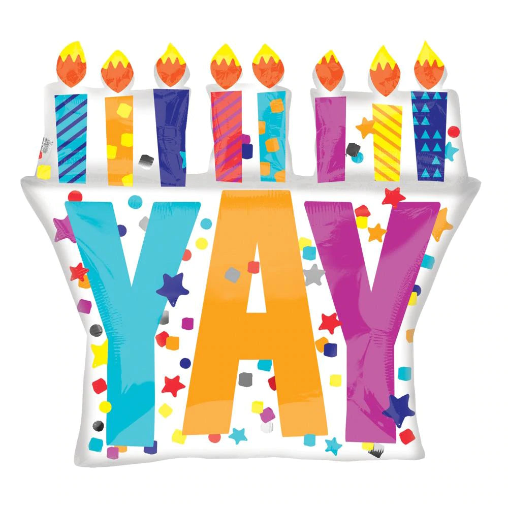 SUPERSHAPE 28" YAY BIRTHDAY – Almacen Wonderland