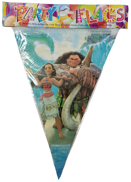 MOANA BANDERINES - 8X11 PULGADAS - 1 UNID. – Almacen Wonderland